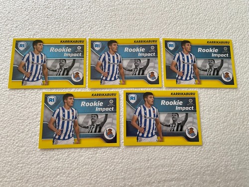 Panini Spanish La Liga 2021-2022 5 x Karrikaburu rookie #494 - Real ...