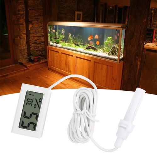 Digital Thermometer Hygrometer LED Digital Humidity Meter W/ Probe ...