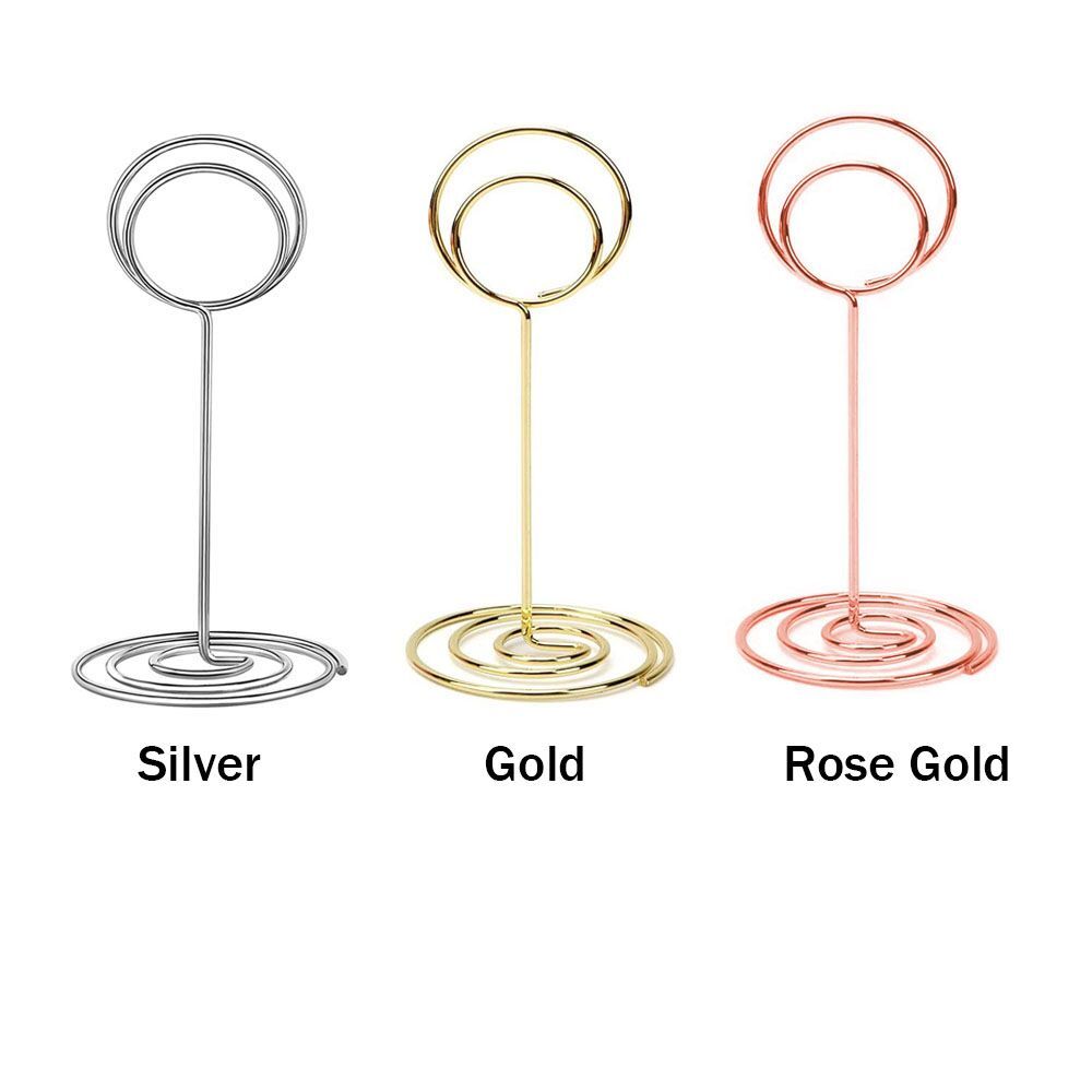 Cards Display Stand Table Numbers Holder Place Card Photos Clips Clamps ...