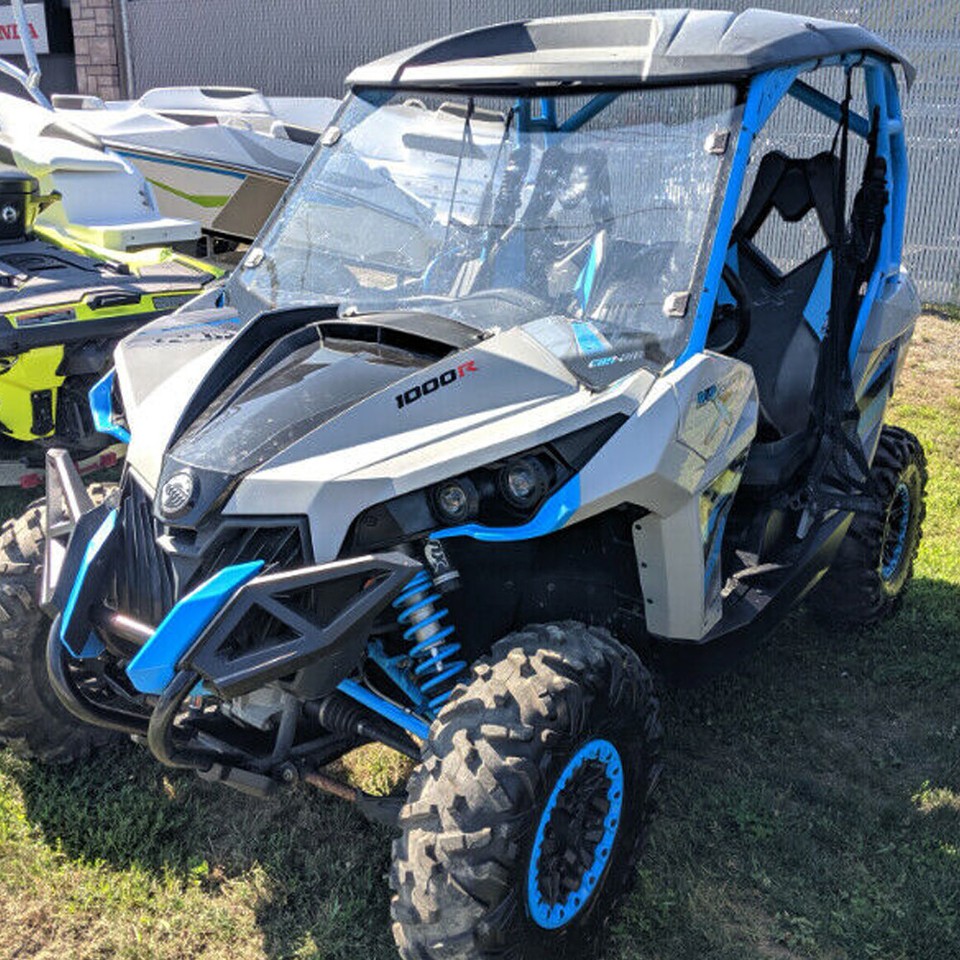 FOR CAN-AM MAVERICK 800/1000 Front and Clear Windshield Windscreen 2013 ...