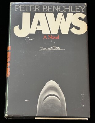 Peter Benchley "Jaws" 1974 1st Edition Printing Hardcover Book (Code ...