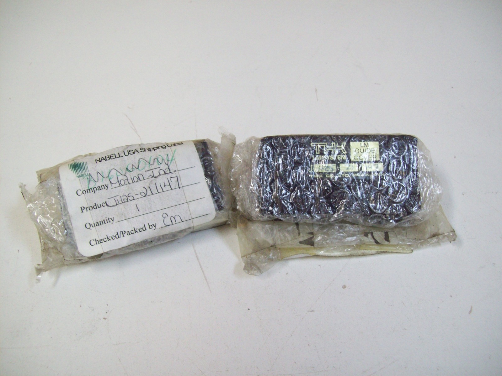 THK JH25-21-147 DUST FLANGE BELLOWS LM GUIDE COVER - 2PCS - - for sale ...