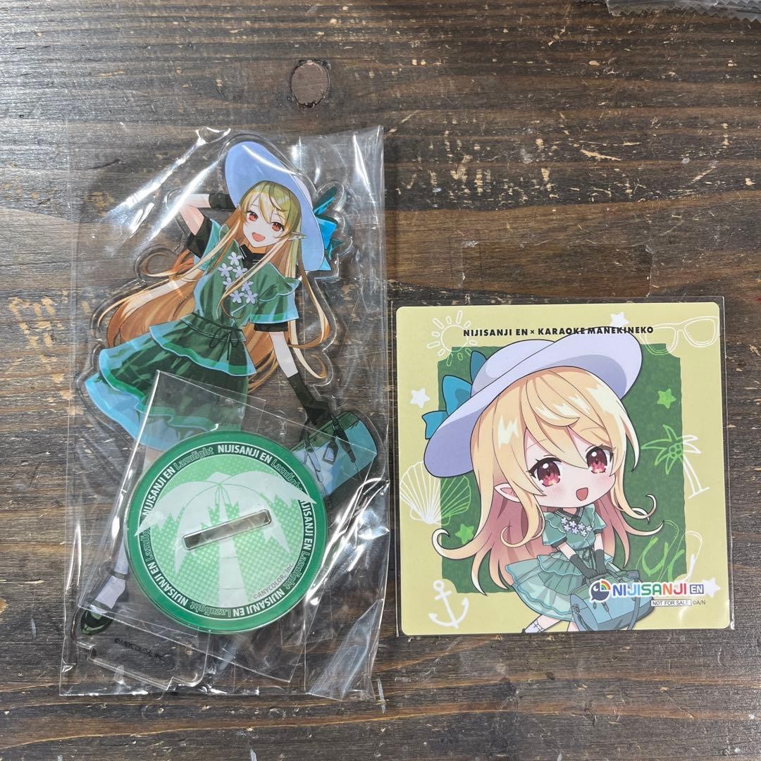 NIJISANJI EN Pomu Rainpuff beckoning cat acrylic stand | eBay