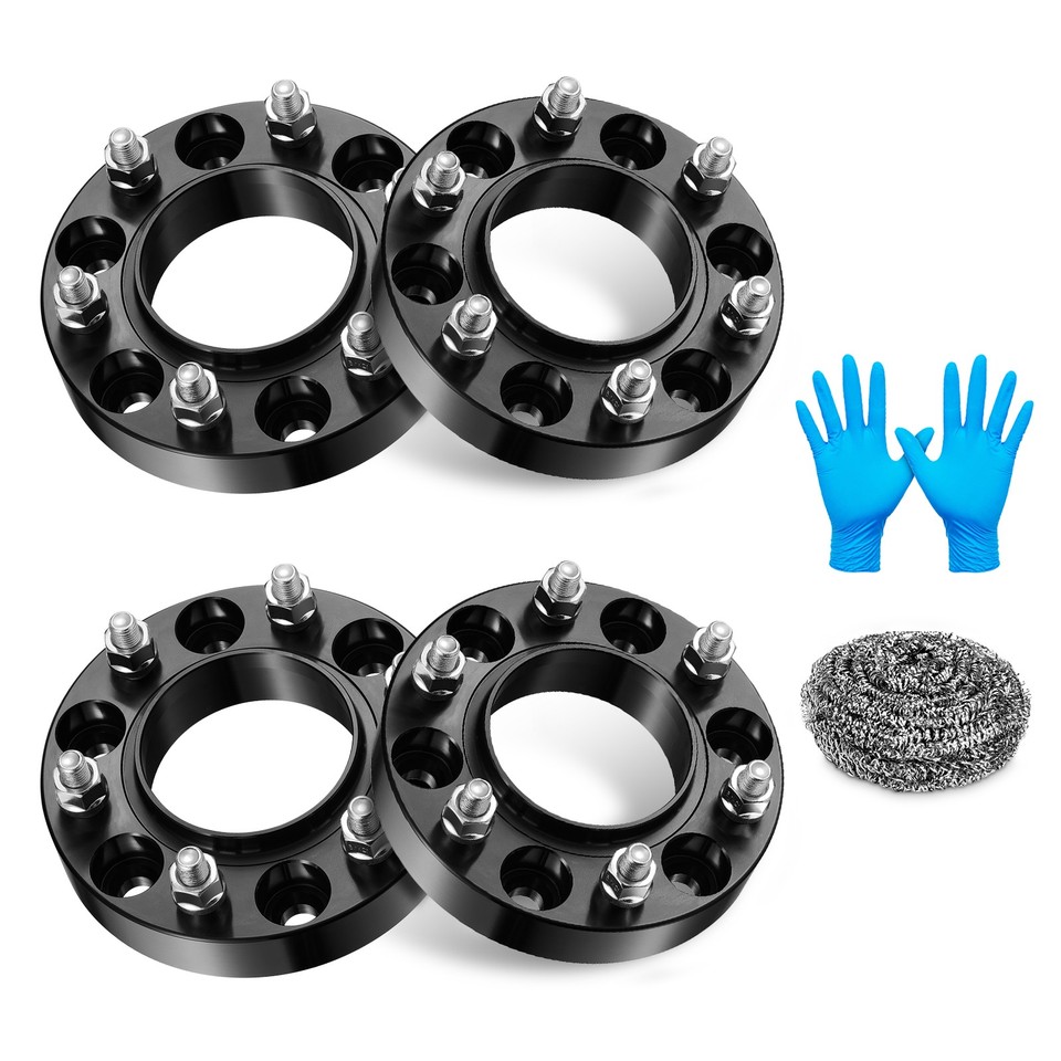 4pc 1.25" Inch 6x5.5 Hubcentric Wheel Spacers 12x1.5 For Ford Ranger ...