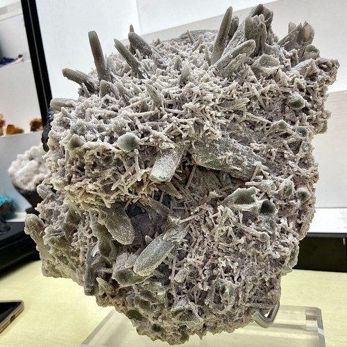 18.98LB Rare green crystal cluster flower specimens from Inner Mongolia ...