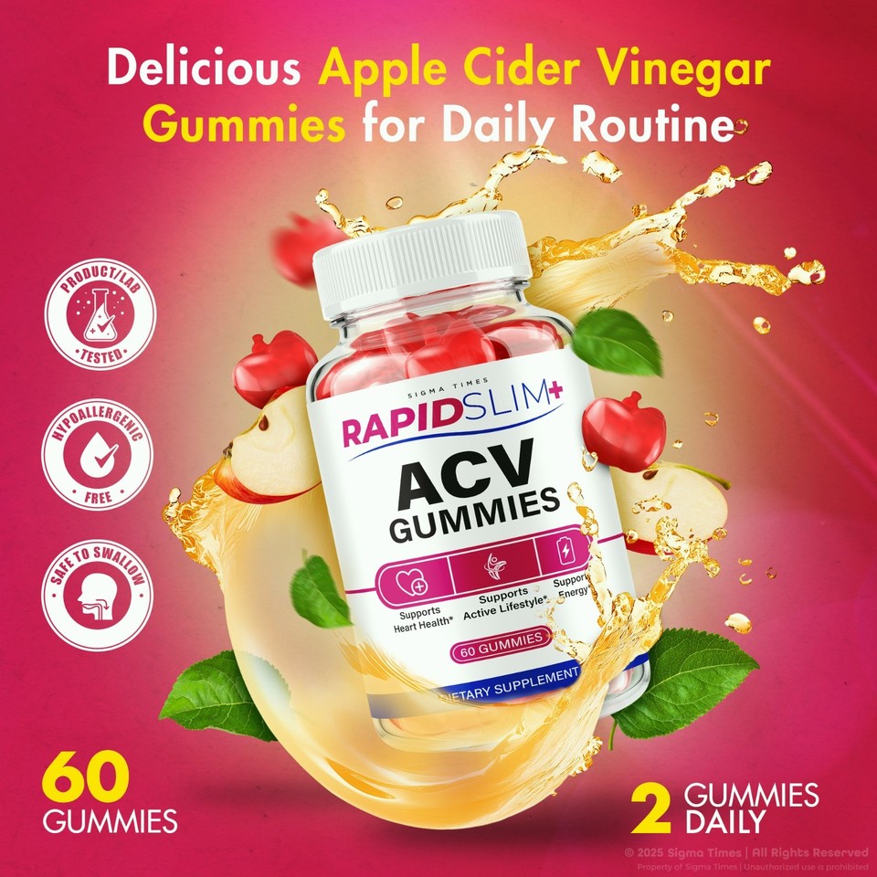 Rapid Slim + ACV Gummies – RapidSlim + Gummy for Advanced Weight Loss 60ct | eBay