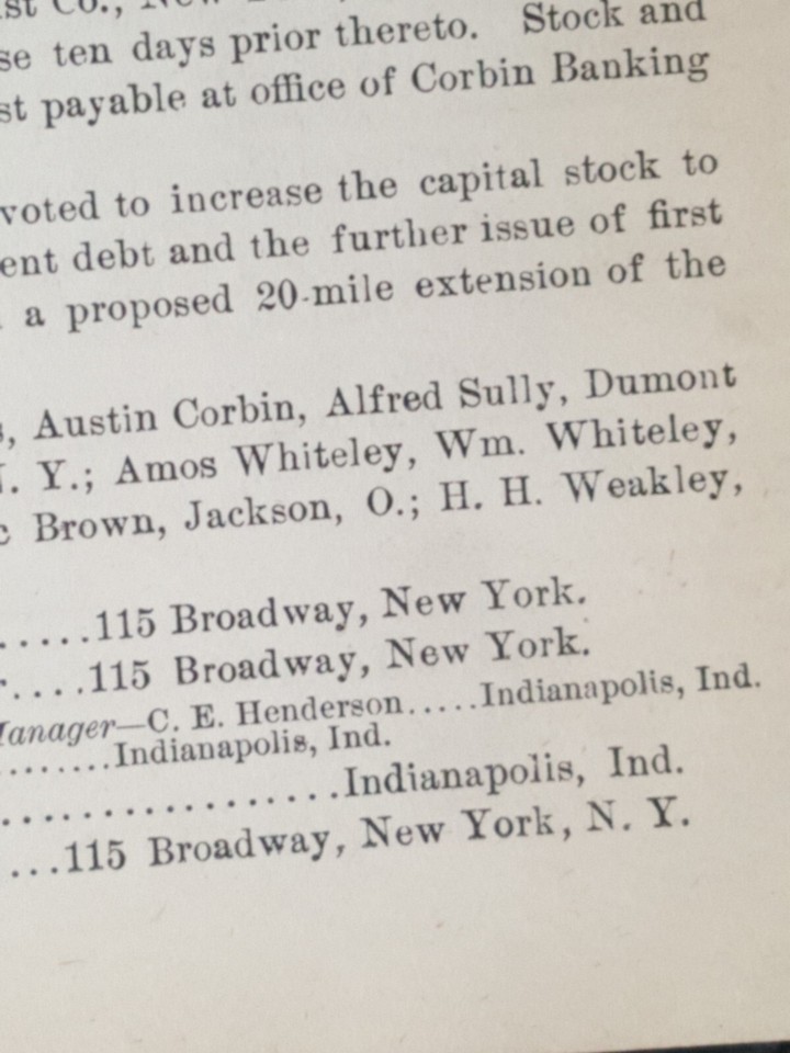 1888 train report OHIO SOUTHERN RAILROAD Springfield Wellston OH coal ...