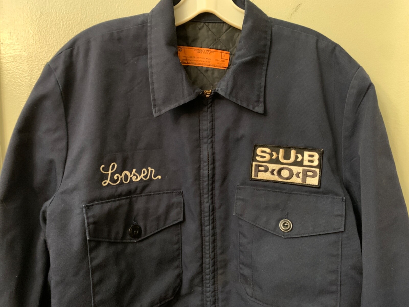 SubPop SUPER RARE Vintage 90s SUB POP LOSER Jacket Ni… - Gem