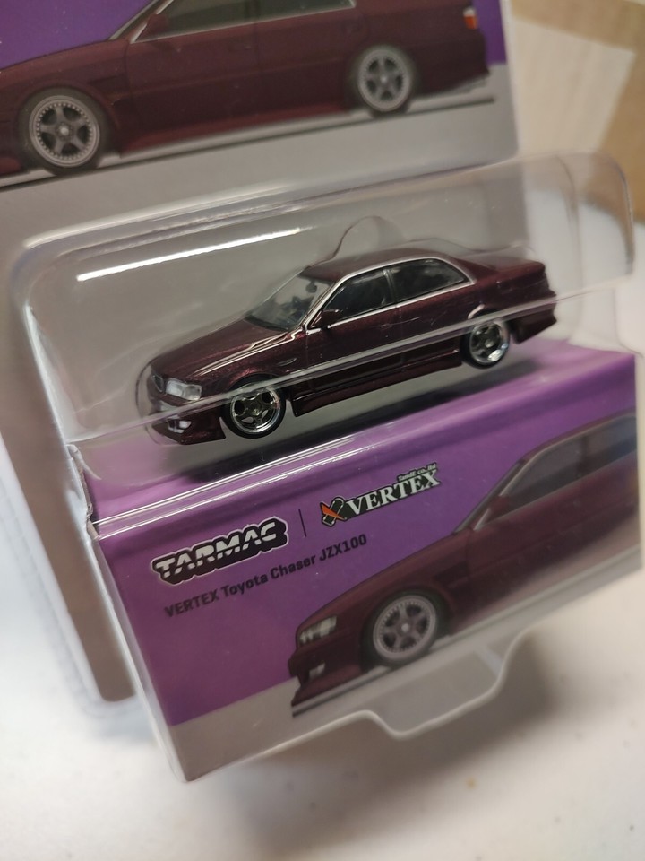 Tarmac Works 1:64 Toyota Chaser JZX100 – Purple Metallic MIJO EXCLUSIVE ...