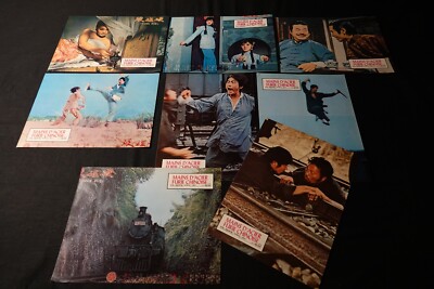 Mains d'acier furie chinoise Ying peng ying Tien Peng 8 lobby cards ...