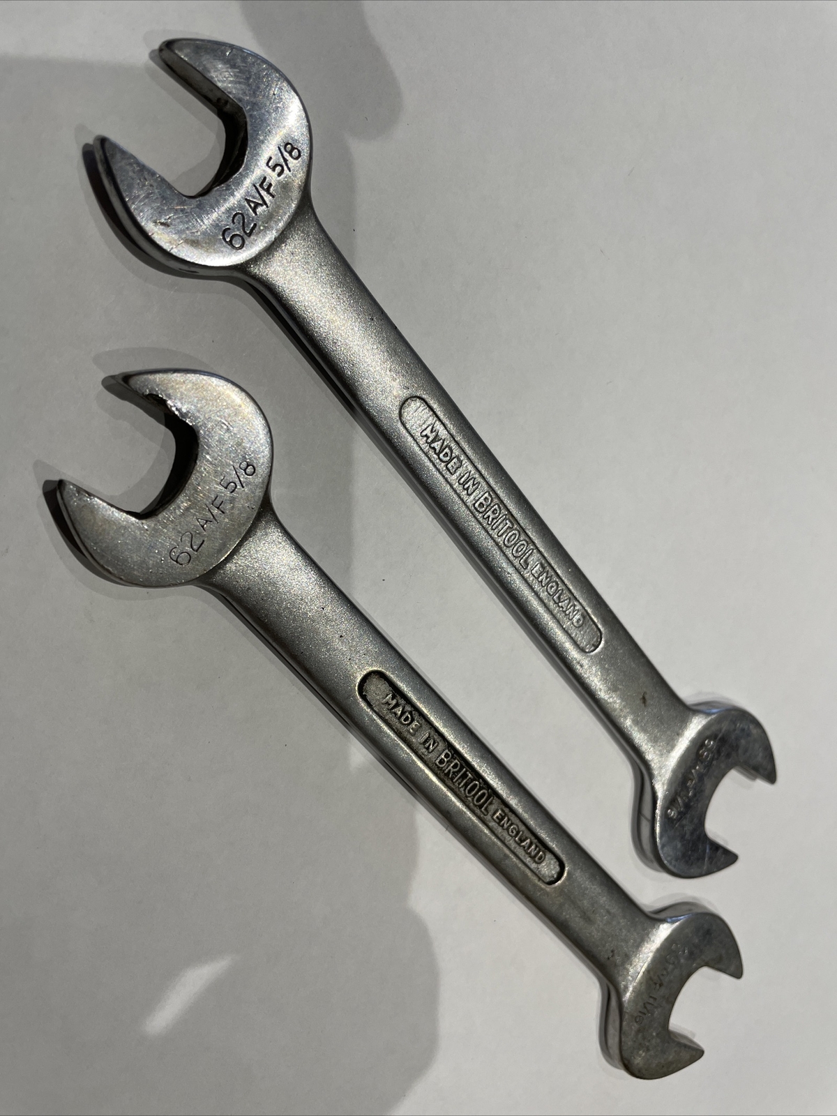 2x Vintage Britool Open Ended Spanners Imperial 62 5/8” 69 11/16” AF ...