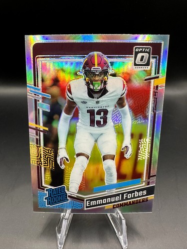 2023 Panini Donruss Optic Football #299 Emmanuel Forbes Silver Holo ...