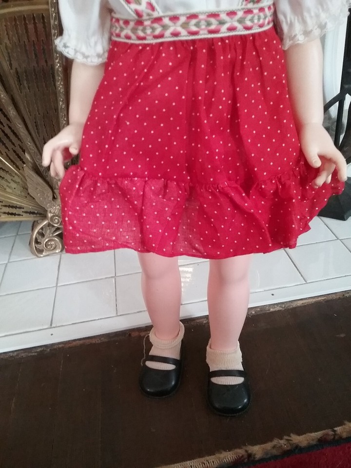 VTG 1962 Large 28" "Little Miss Echo" Big American Character Doll Vinyl ...