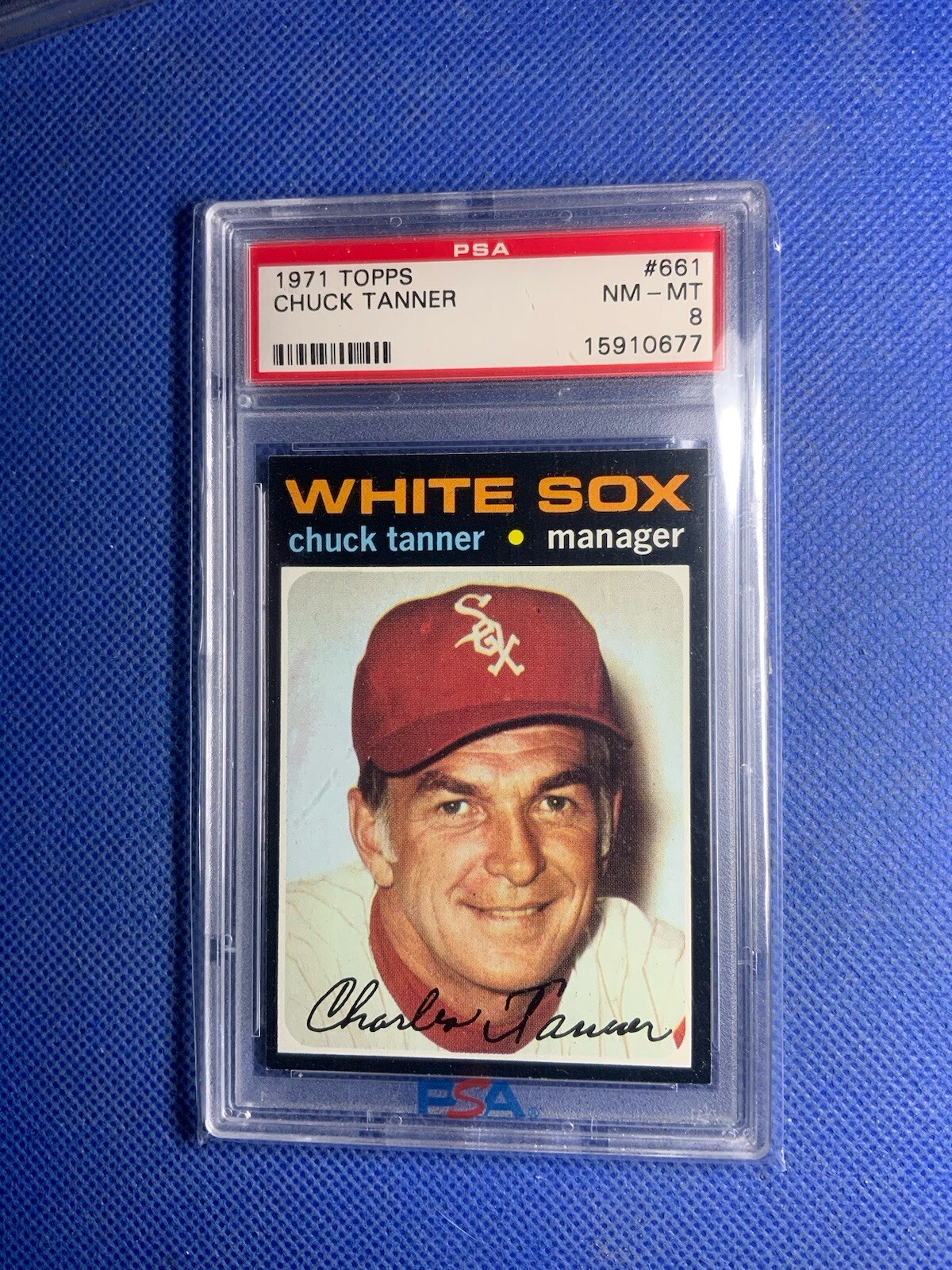 1971 Topps #661 Chuck Tanner Chicago White Sox PSA 8 NM-MT | eBay