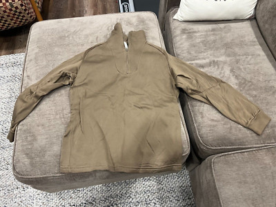 US ARMY MILITARY BROWN HEAVY WT. POLYPRO LONG UNDERWEAR SHIRT TOP ...