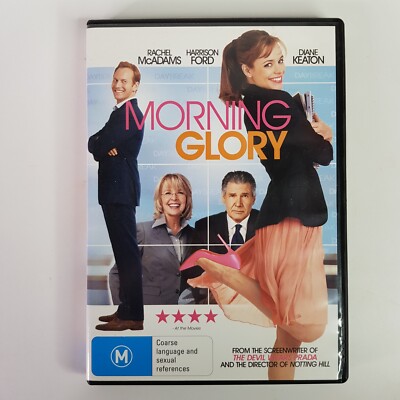 Morning Glory DVD Comedy Romance Film Rachel McAdams Harrison Ford ...