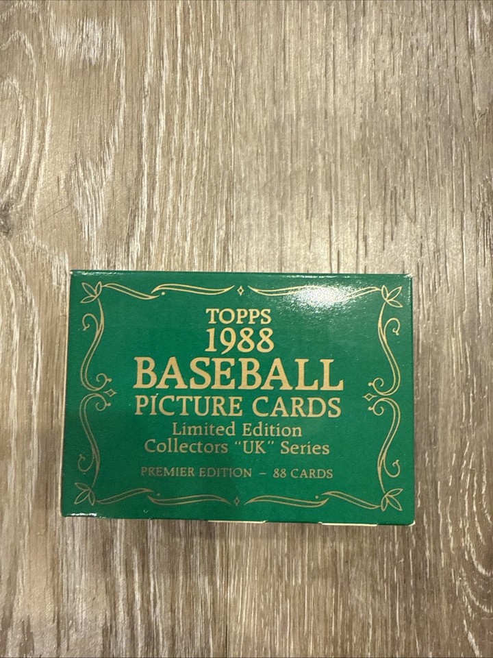 1988 Topps Tiffany UK Series 88 Cards Sealed Set STRAIGHT FROM SEALED ...