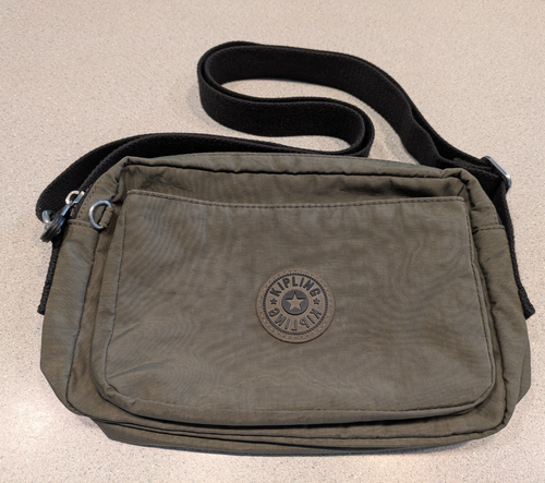 Kipling Crossbody Bag Double Zip Top Compartments Adjustable Strap ...