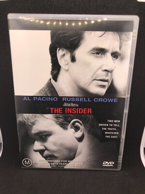 The Insider DVD Al Pacino Russell Crowe Region 4 9398520685038 | eBay