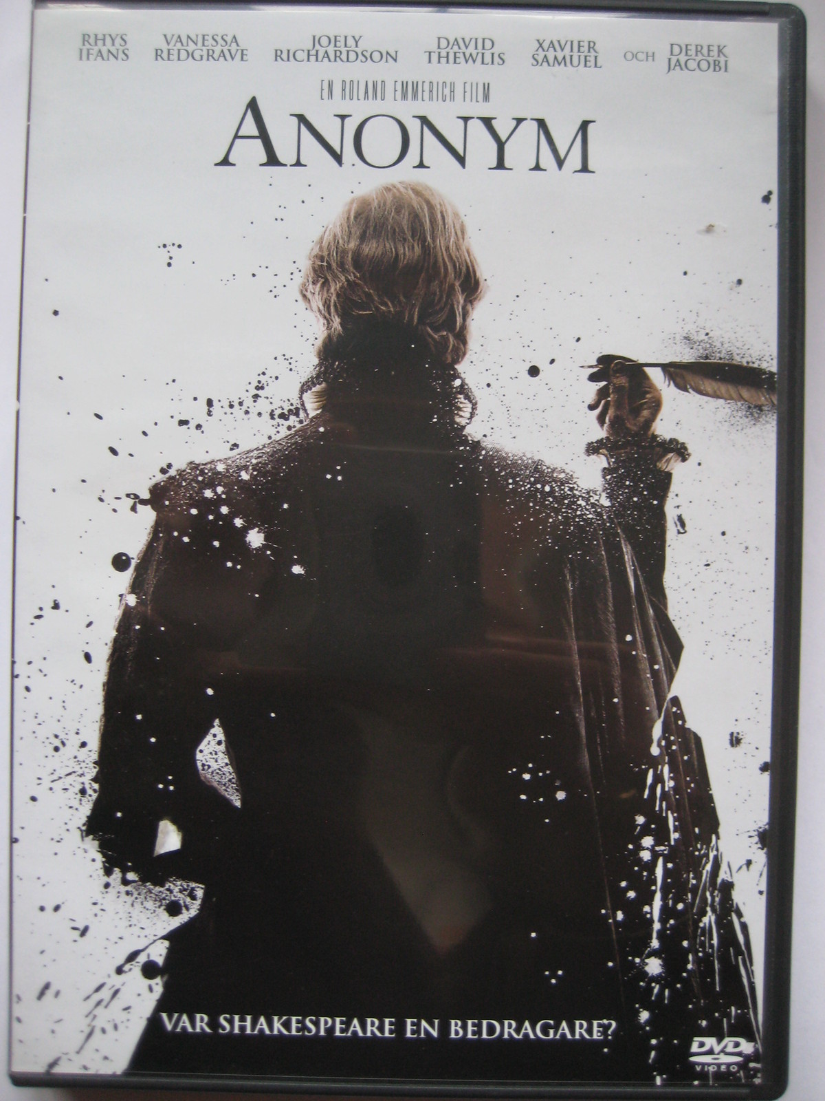 Anonymous (DVD, 2012) Period Drama NEW SEALED (Nordic Packaging) PAL | eBay