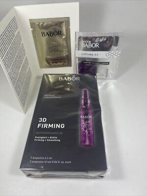 NIB Babor Ampoule Concentrates Lift & 3D Firming 7 x 2ml 0.06oz Sealed ...