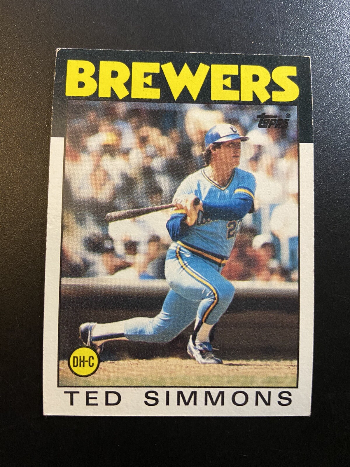 1986 Topps Ted Simmons #237 Brewers HOF Baseball | eBay