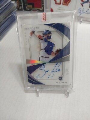 2021 Immaculate Sam Huff Shadowbox Signatures Rookie Auto /25 #SS-SH ...