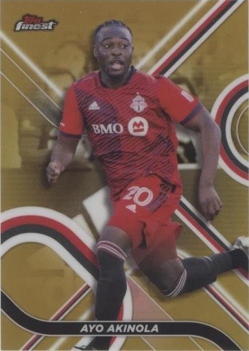 2022 Topps Finest MLS - Ayo Akinola #97 Gold Refractor /50 for sale ...