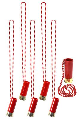 Iconikal Shot Glass with Beaded Necklace, 6-Pack (Shotgun Shells Cups ...