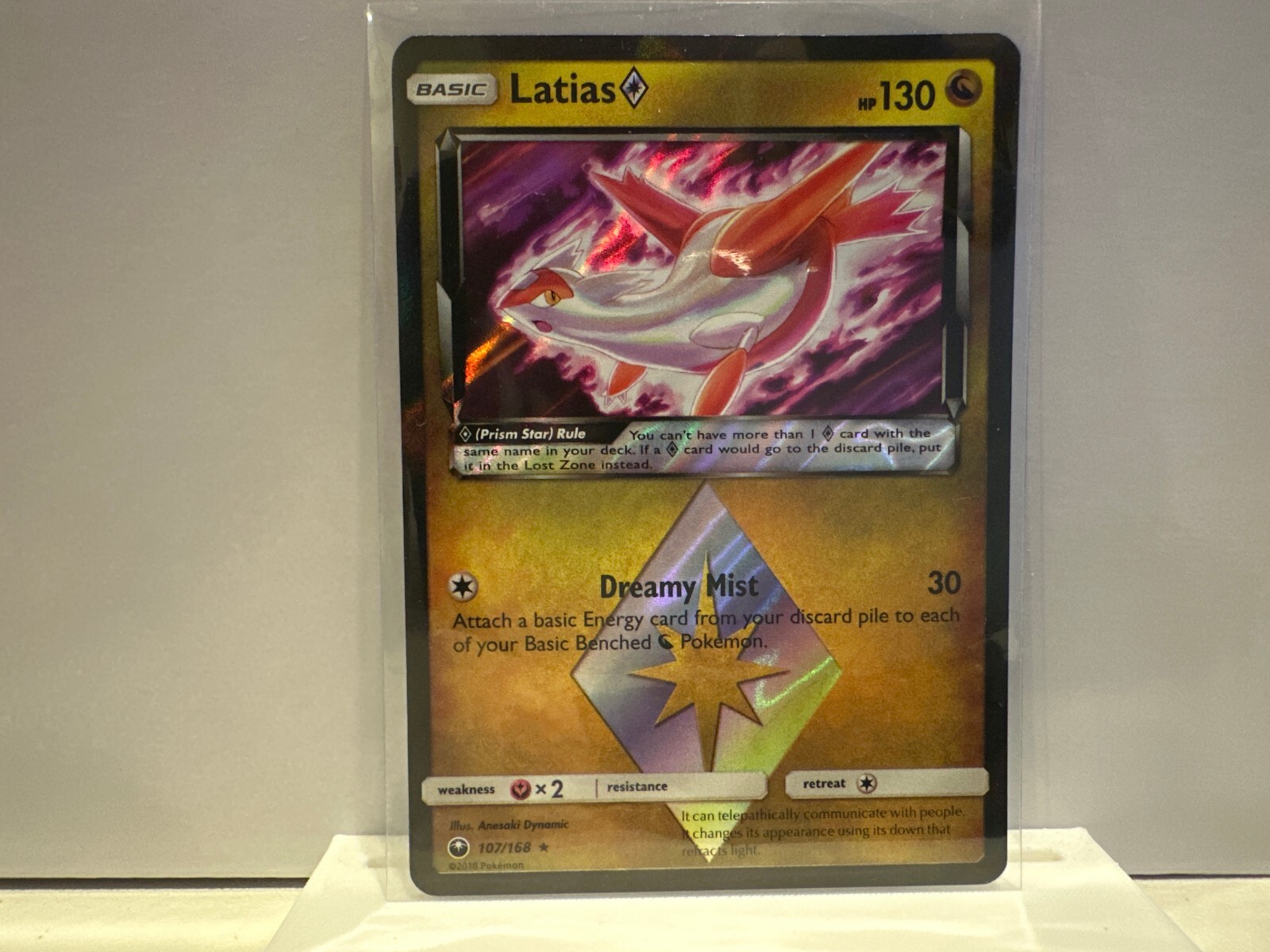 Latias Prism Star - 107/168 - Celestial Storm Rare Holo Pokemon TCG MP ...