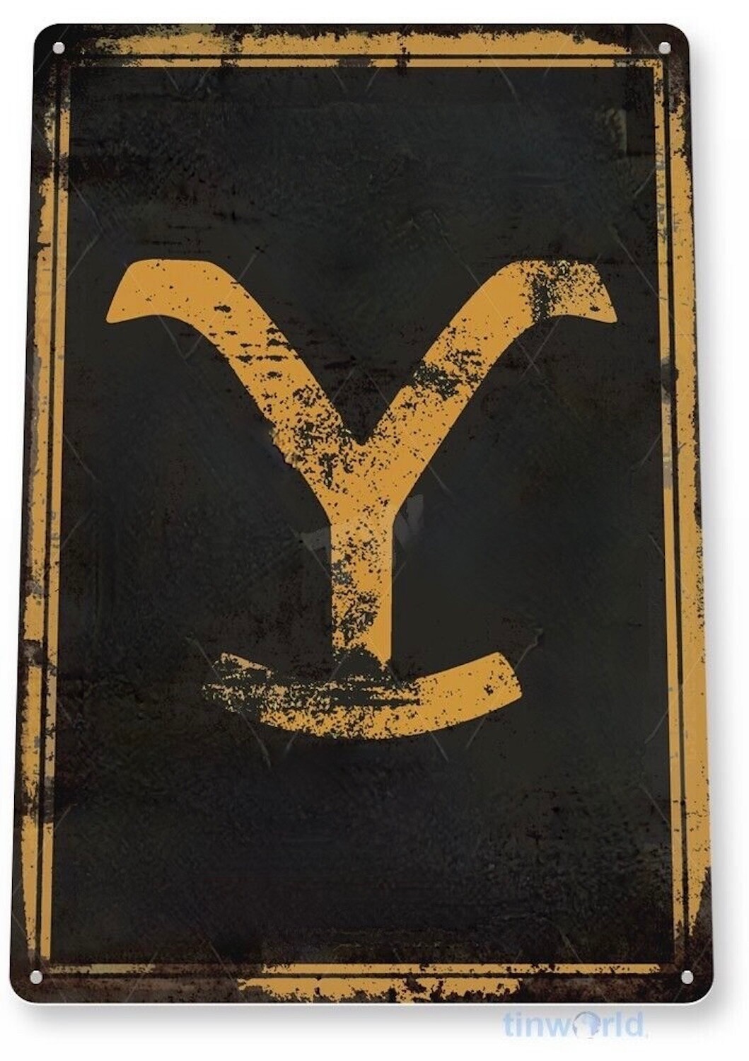 YELLOWSTONE TIN SIGN 11X8 INCH REPRODUCTION RUSTIC RANCH METAL SIGN | eBay