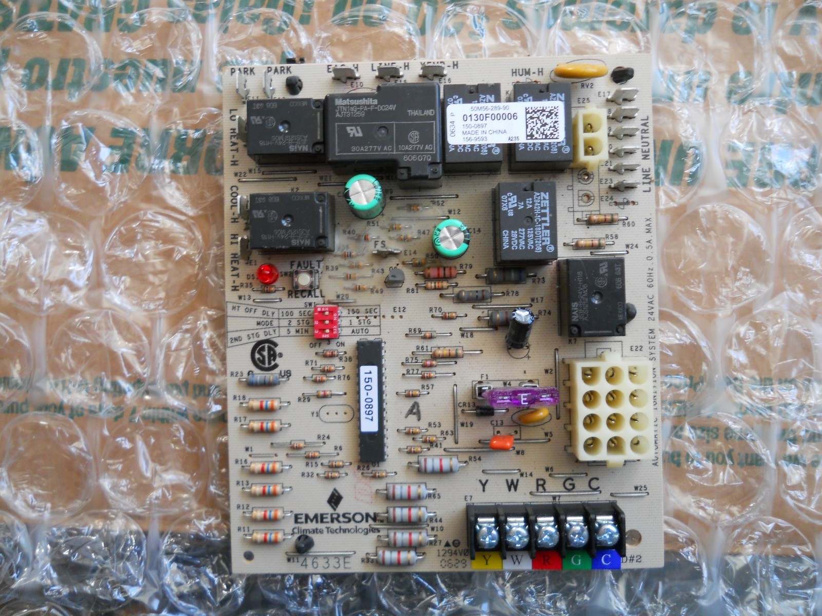 Goodman Amana Janitrol 0130F00006 Furnace Control Circuit Board 50M56 ...