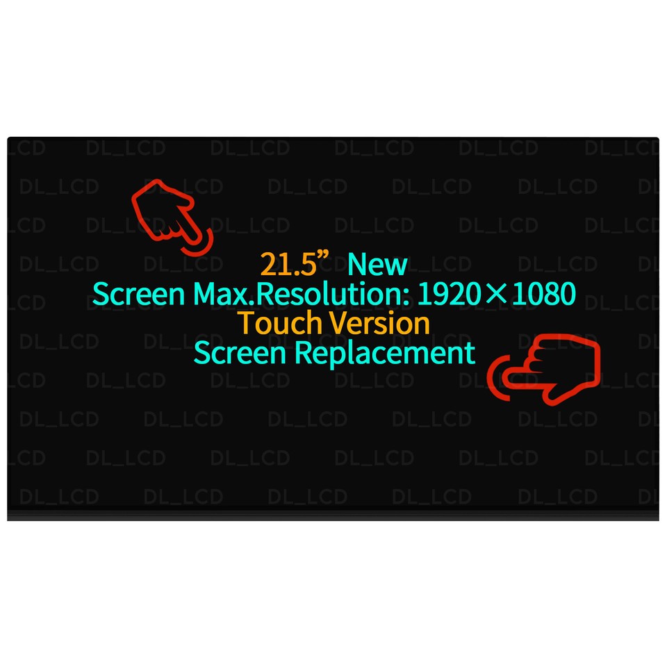 21.5" For HP 22-D 22-df0023w Borderless LED LCD FHD Touch Screen ...