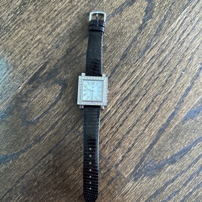 GG Watch Quartz Rhinestone Bezel Lizard Band | eBay