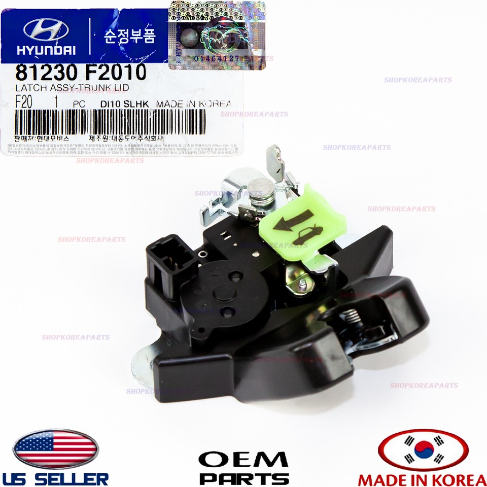 LATCH LOCK ACTUATOR REAR TRUNK GENUINE! FOR HYUNDAI ELANTRA 2017-2020 ...