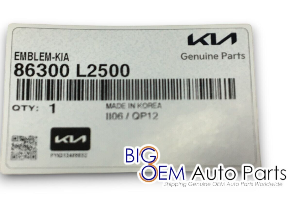 2020 - 2024 KIA K5 Front Hood KIA Nameplate emblem OEM 86300-L2500 | eBay