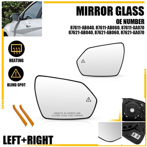 Left Right Side Mirror Glass w/Blind Spot for Hyundai Elantra 21-25 ...