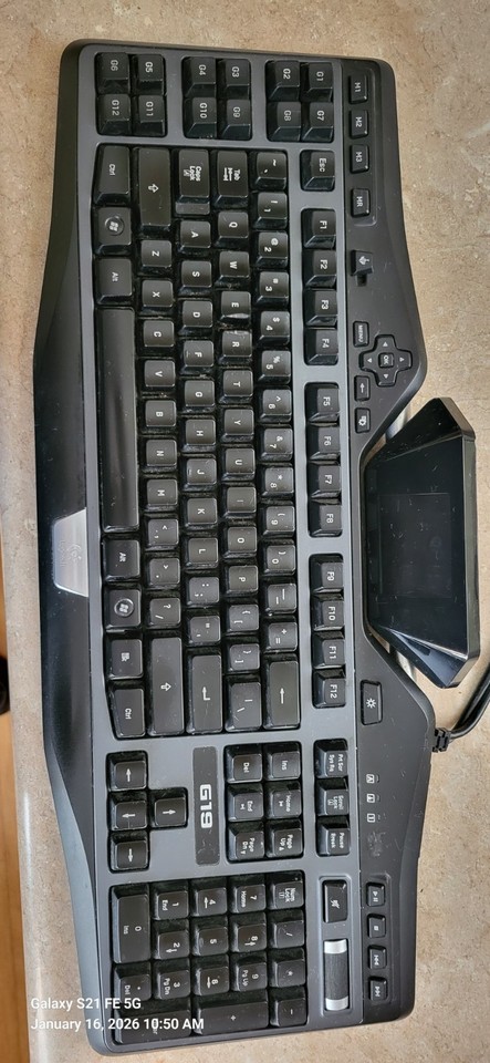 !!Logitech G19 Wired Gaming Keyboard LCD Display Programmable ...