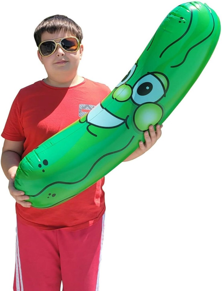 4 JUMBO Inflatable Pickle Heads - Birthday Party Supplies ~ Gag Joke ...