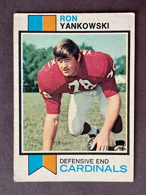 Ron Yankowski 1973 Topps Rookie Football Card #241 - St. Louis ...