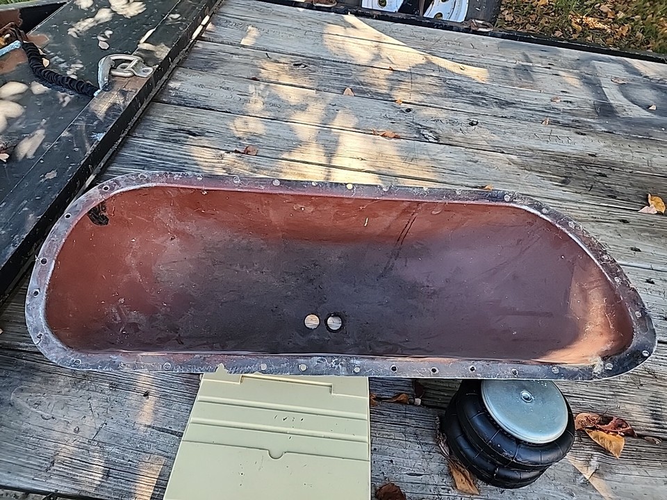 1955 1956 1957 Chevy BelAir Trunk Spare Tire Well Trunk Cargo Floor Pan ...