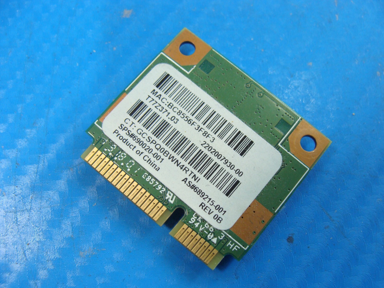 HP Envy 15.6" Dv6 7000 Genuine WiFi Wireless Card Rt3290 690020-001 GLP ...