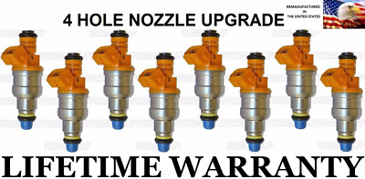 8X Upgraded 4 Hole Bosch Fuel Injectors For Ford 5.0L 5.8L 302 351W ...