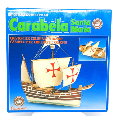 Carabela Santa Maria Wooden Model Kit by Constructo NIB | eBay