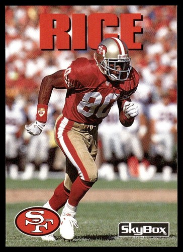 1992 SkyBox Impact Football Card Jerry Rice San Francisco 49ers #25 | eBay