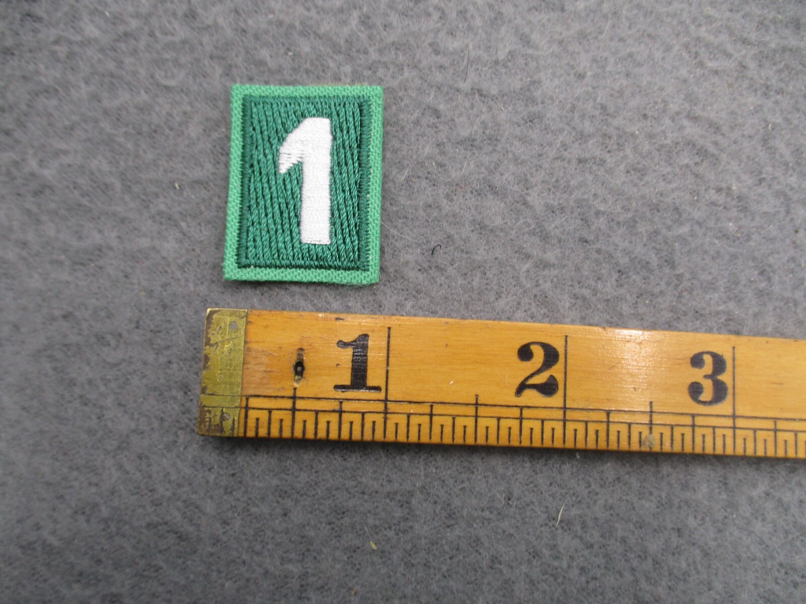 Girl Scouts Troop Number 1 Patch Green White V8 | eBay