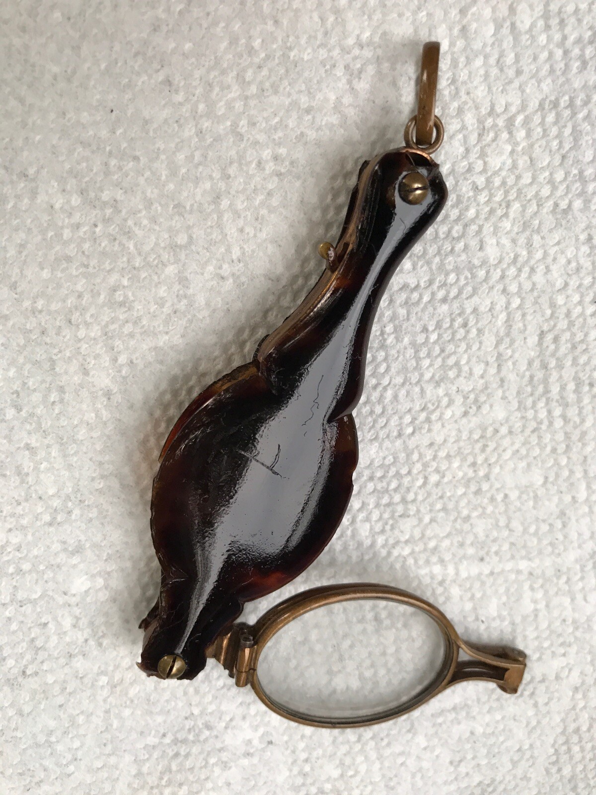 Antique Victorian Tortoise Shell Folding Lorgnette Spectacles/Opera ...