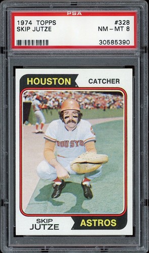 1974 Topps Baseball #328 Skip Jutze PSA 8 | eBay