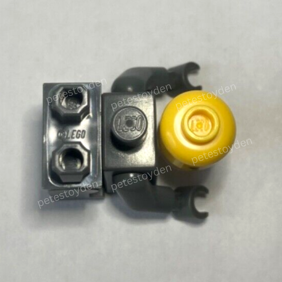 NEW REAL LEGO Classic Dark Gray Spaceman (PRINTED) Minifigure Old | eBay