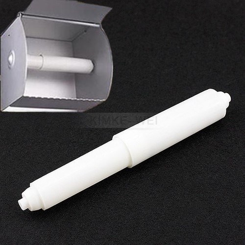 3x White Replacement Toilet Paper Roll Holder Roller Spindle Insert ...